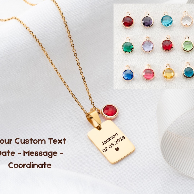 Message Necklace - Etsy