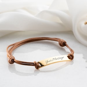 Custom Engraved Matching Friendship Bracelet , Christmas Gift ...