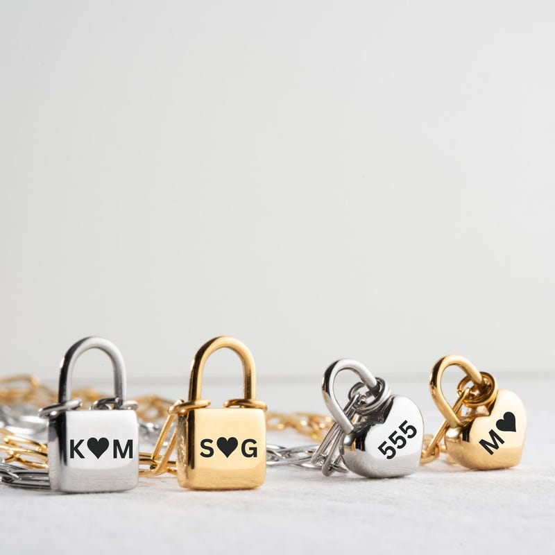 Padlock Necklace - Etsy