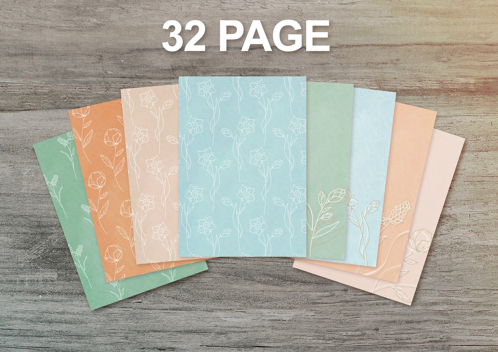 Spring Flowers Planner Printable Spring Flower Bundle Flowers Note ...