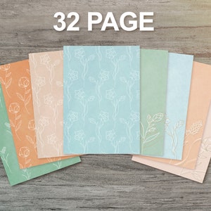 Spring Flowers Planner Printable Spring Flower Bundle Flowers Note ...