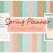Spring Flowers Planner Printable Spring Flower Bundle Flowers Note ...