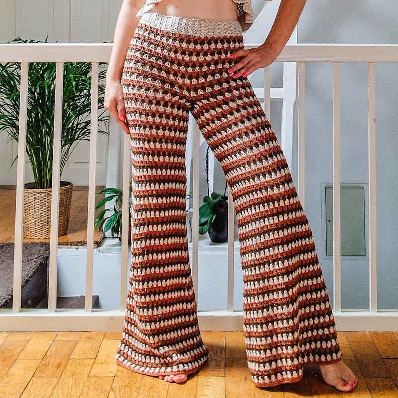 Crochet Pants - Etsy