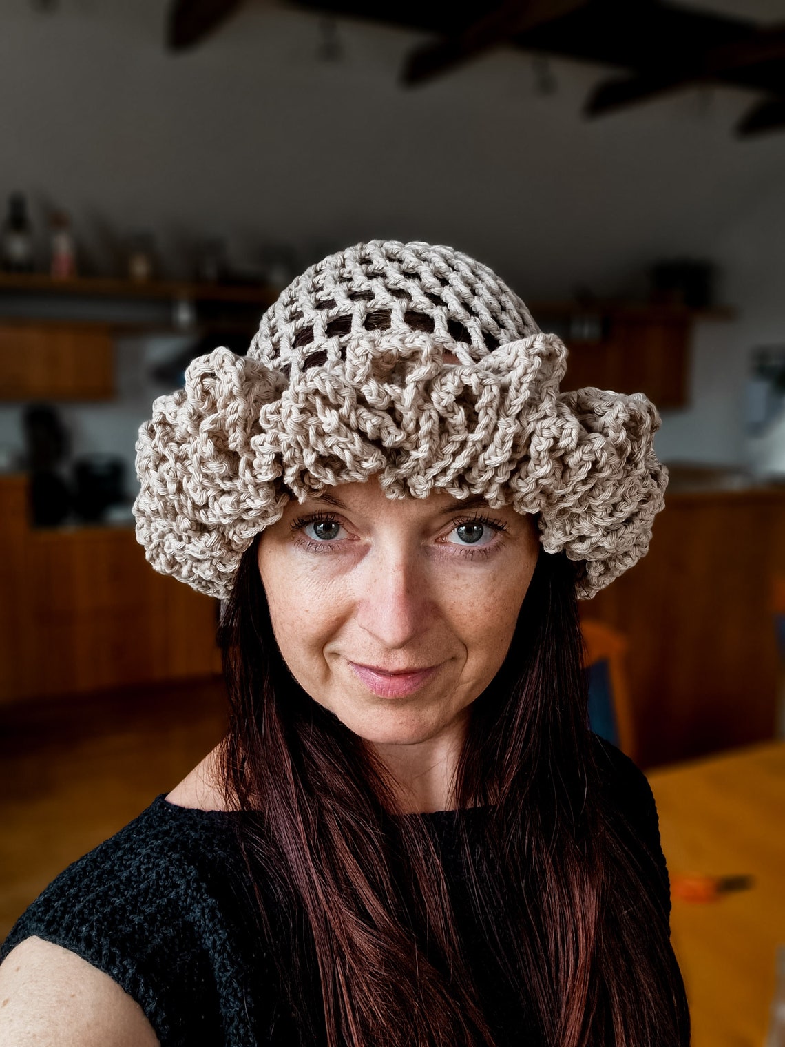 Grand Ruffle Brim Hat Pattern PDF Download DIY Fashion Summer and ...