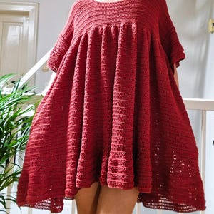 Luna Swing Dress Crochet Pattern: Modern Tunic, XS-2XL (PDF Download ...