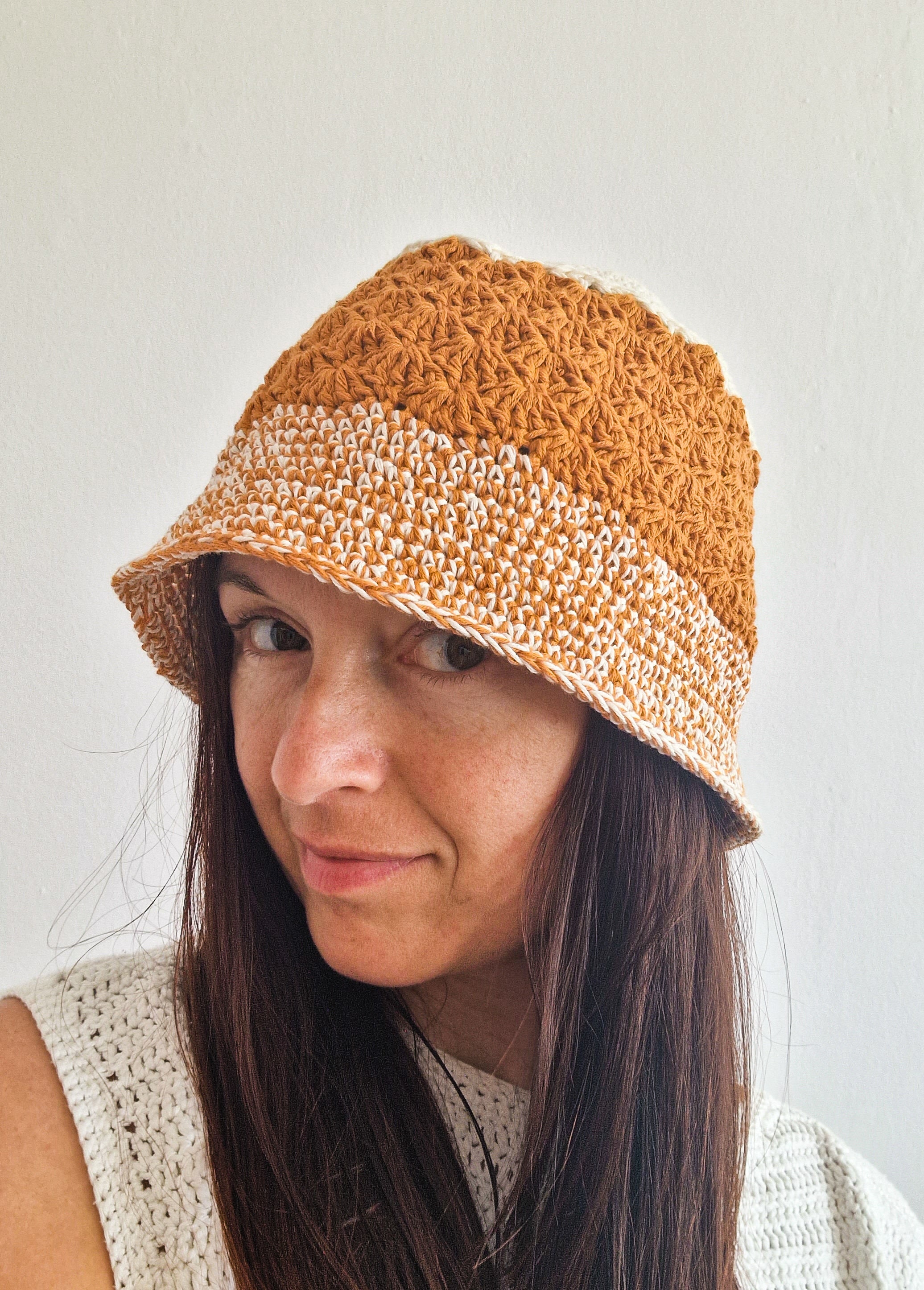 Crochet Shell Stitch Bucket Hat PDF Pattern (digital Download + Video ...