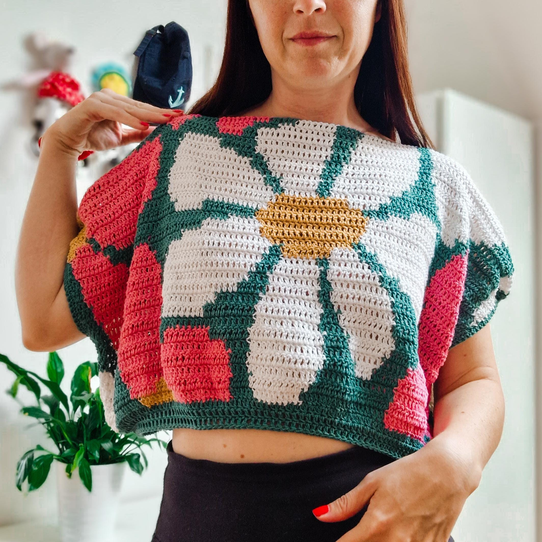 Floral Dream Top Crochet Pattern PDF Download DIY Fashion Summer and ...