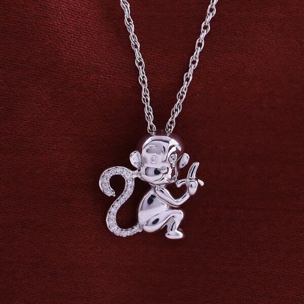 Monkey Necklace - Etsy