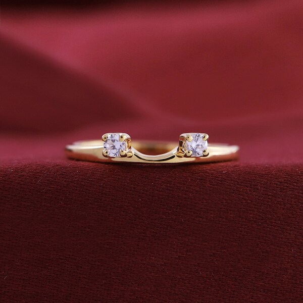 Two Stone Ring - Etsy