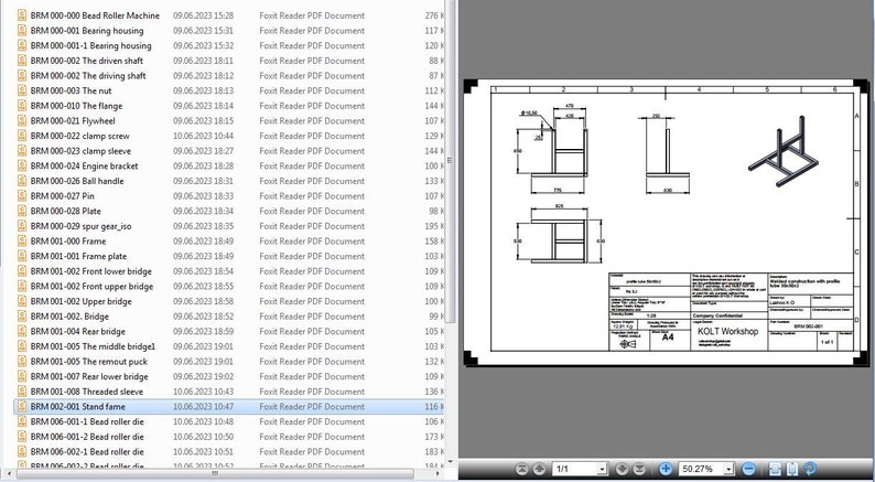Bead Roller Machine Blueprints PDF Whith DXF Metric Plans DIY - Etsy