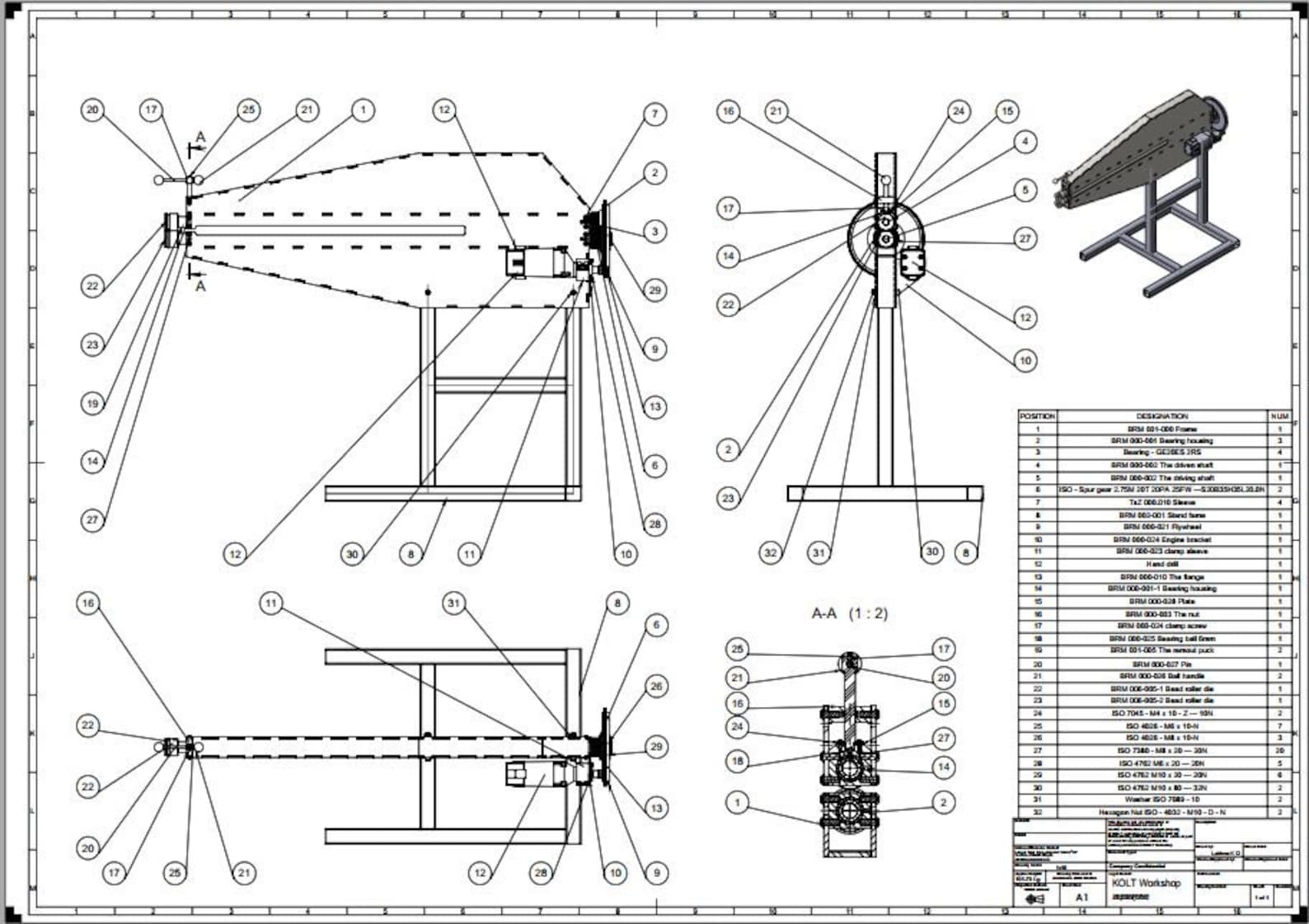 Bead Roller Machine Blueprints PDF Whith DXF Metric Plans DIY - Etsy