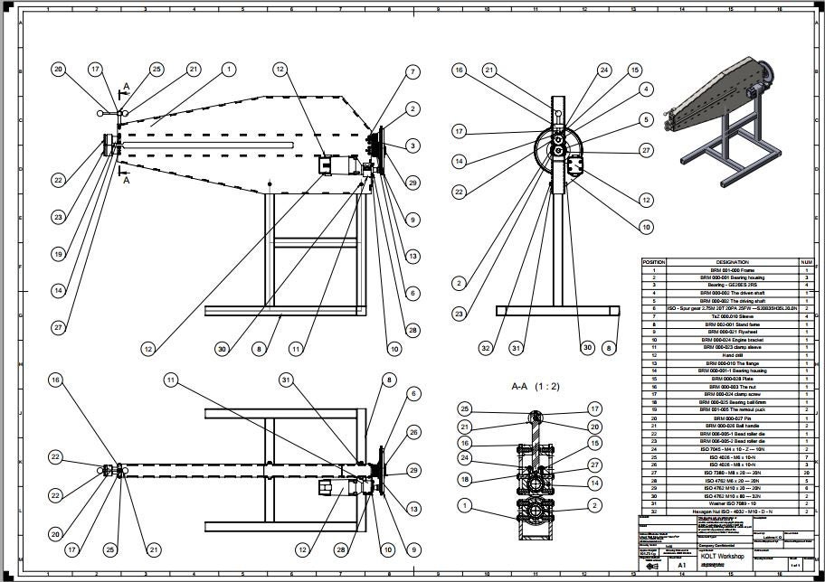 Bead Roller Machine Blueprints PDF Whith DXF Metric Plans DIY - Etsy