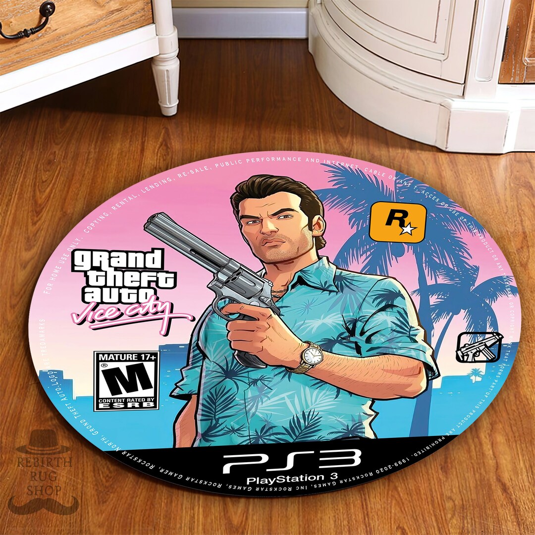Grand Theft Auto Rug GTA 5 Rug Game Themed Rug Gaming Rug - Etsy
