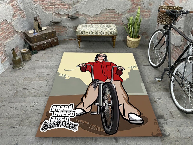 Grand Theft Auto Poster Carpet Grand Theft Auto Rug GTA 5 - Etsy Grand Theft Auto Poster Carpet Grand Theft Auto Rug GTA 5 - Etsy