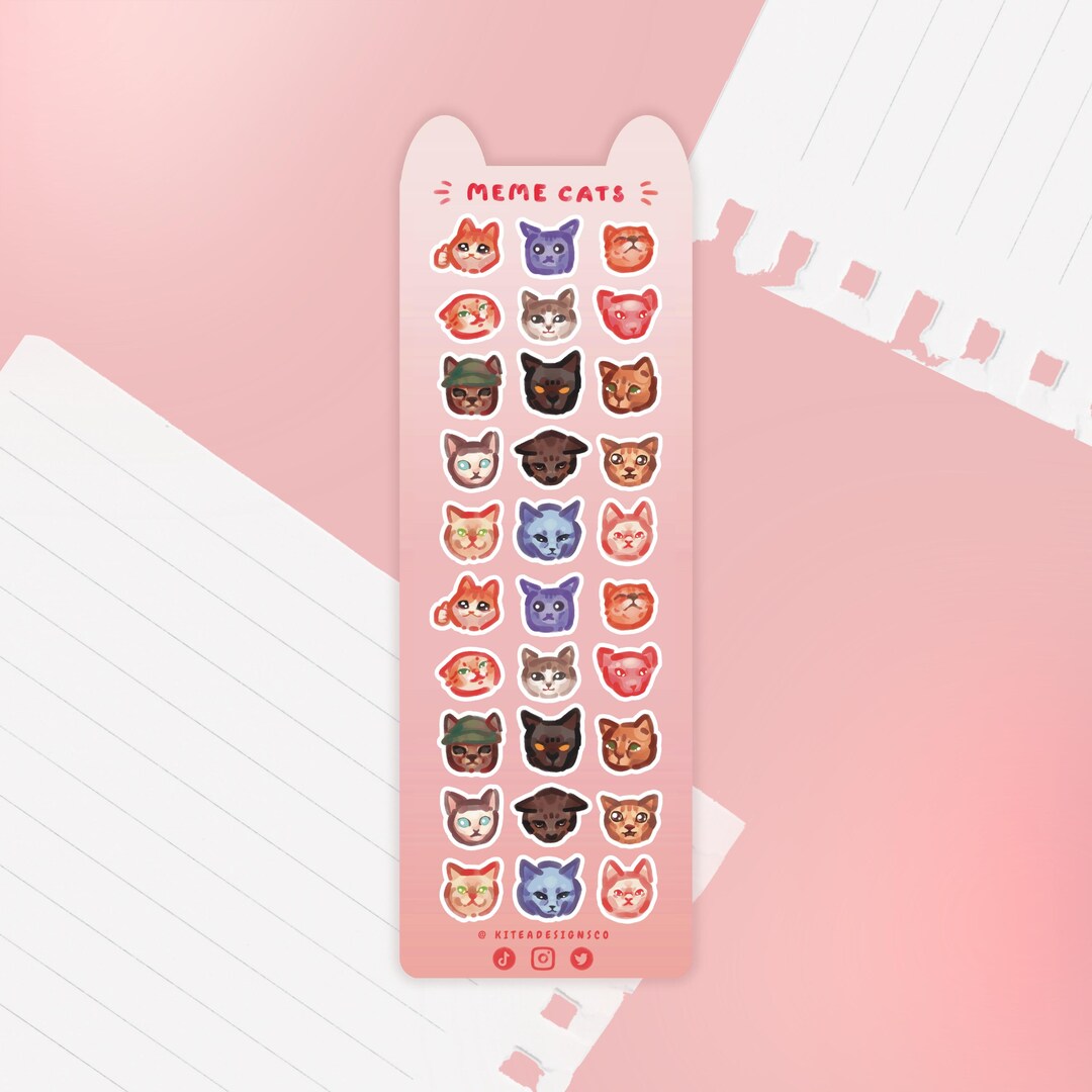 MEME CAT 2 | Vinyl Stickers, Meme Cat, Cat Memes as Stickers, Cat ...