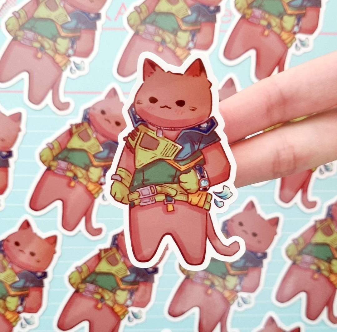VALORANT HARBOR | Vinyl Stickers 3in, Valorant Cat, Valorant Merch, Cat ...