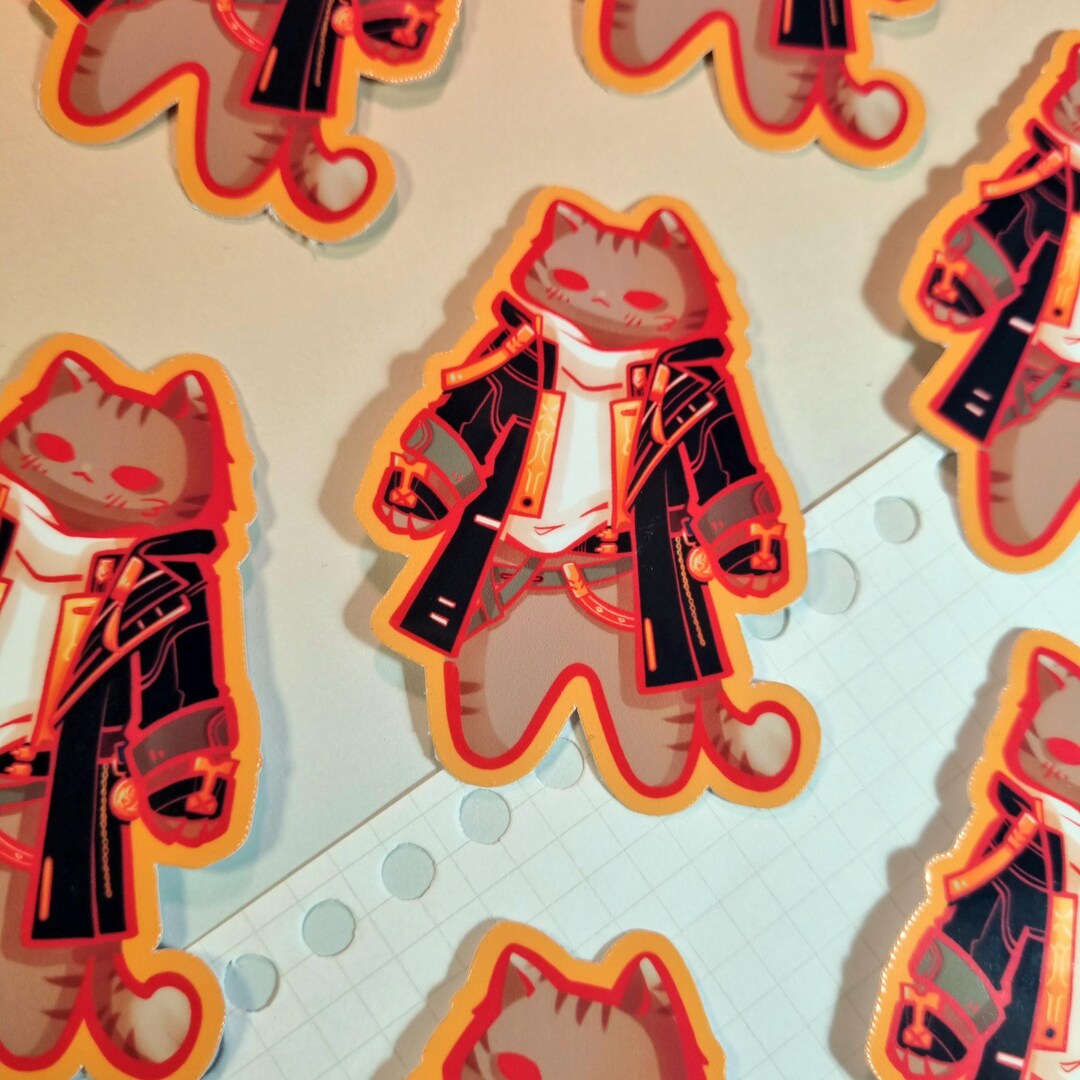 HONKAI STAR RAIL | Vinyl Stickers 3in, Hsr Cat, Hsr Characters as Cats ...