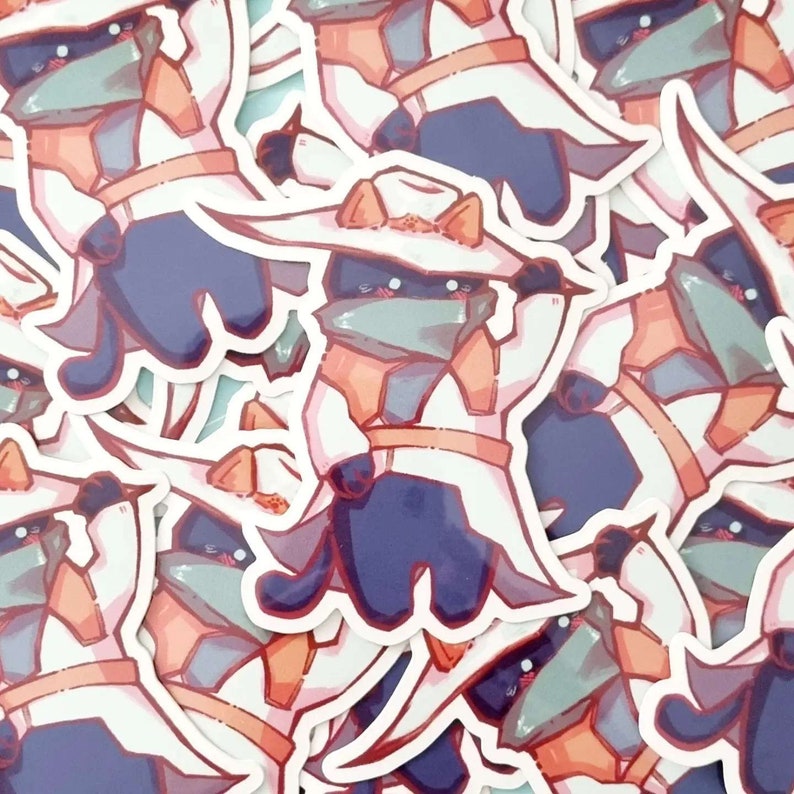 Cypher Valorant Inspired Cat Die-cut Sticker Cat Vinyl Sticker Cat ...