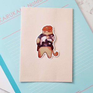 Brimstone Valorant Inspired Cat Die-cut Sticker Cat Vinyl Sticker Cat ...