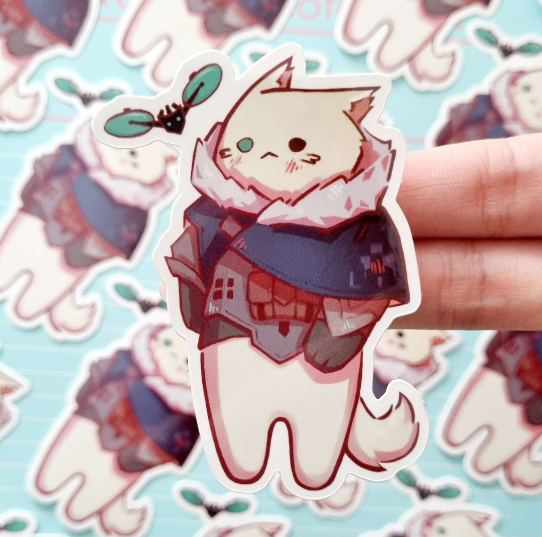 Sova Valorant Inspired Cat Die-cut Sticker | Cat Vinyl Sticker - Cat ...