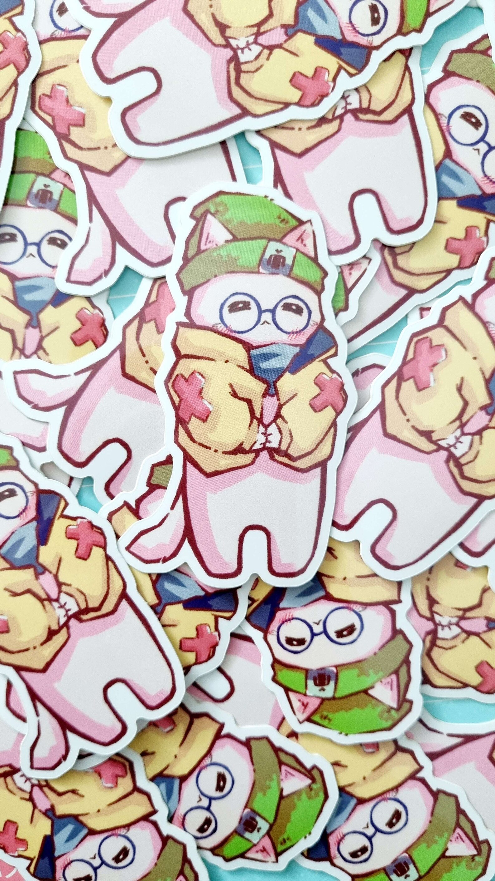 Killjoy Valorant Inspired Cat Die-cut Sticker Cat Vinyl Sticker Cat ...