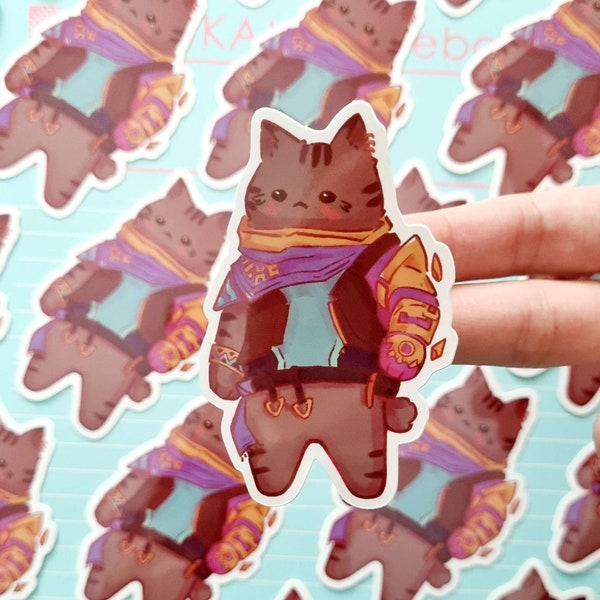 Valorant Stickers Cat - Etsy
