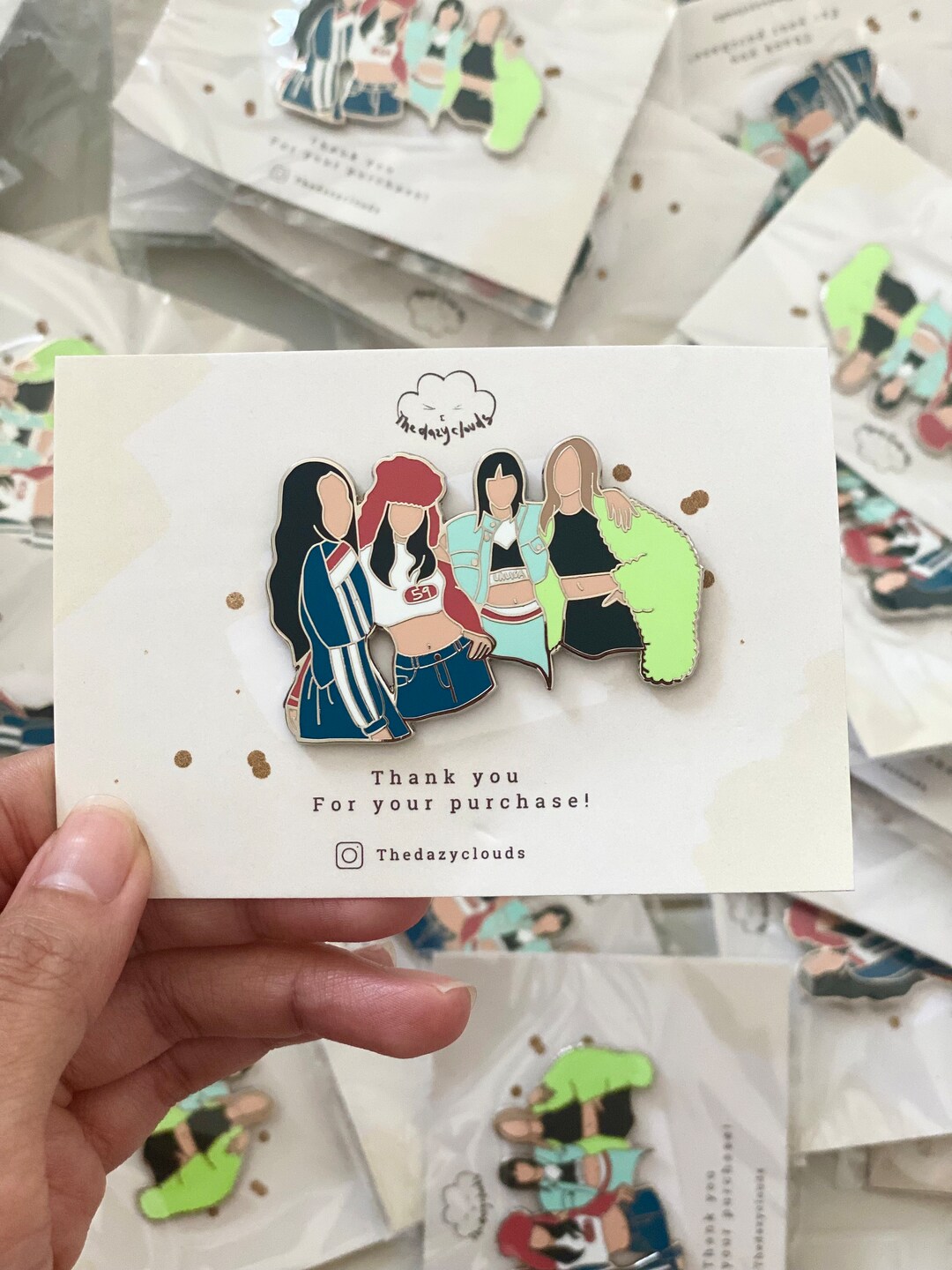 Blackpink Enamel Pins (shut Down) - Etsy