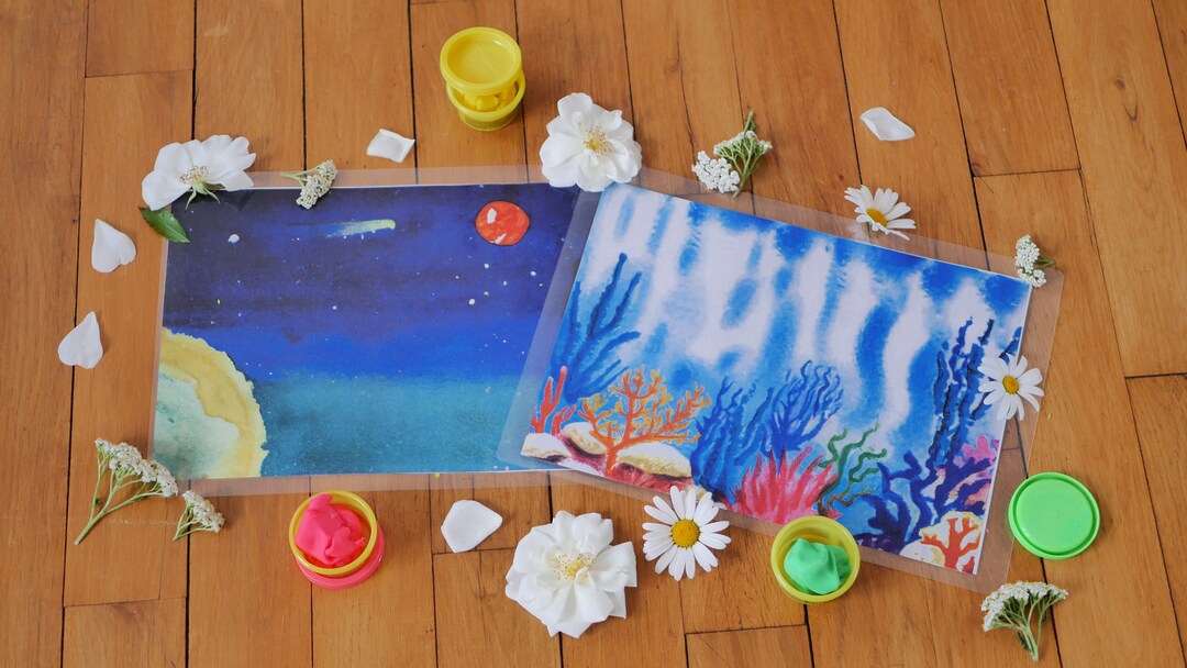 Creation Set for Modeling Clay / 4 Landscapes to Complete - Etsy