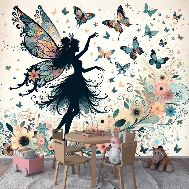 Fairy Wall Mural - Etsy