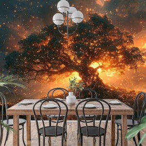 Whimsical Tree of Life Forest Art Removable Wallpapers - Peel and Stick ...