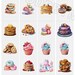 Sweet Treats Watercolor Clipart Bundle Tasty Desserts, Donuts, Cookies ...