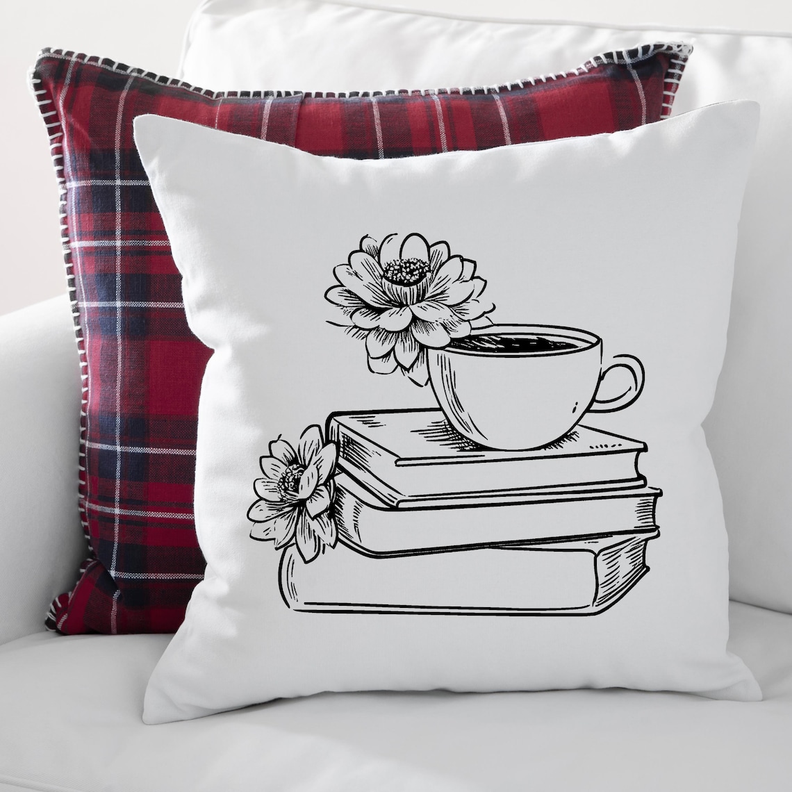 Floral Book Stack SVG Collection: Reading Designs (PNG, PDF) - Etsy