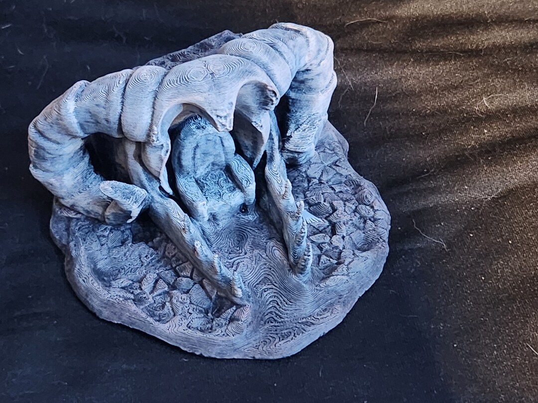 3D Printed Skull Throne for D&D, Pathfinder, Frostgrave, Shadowdark ...