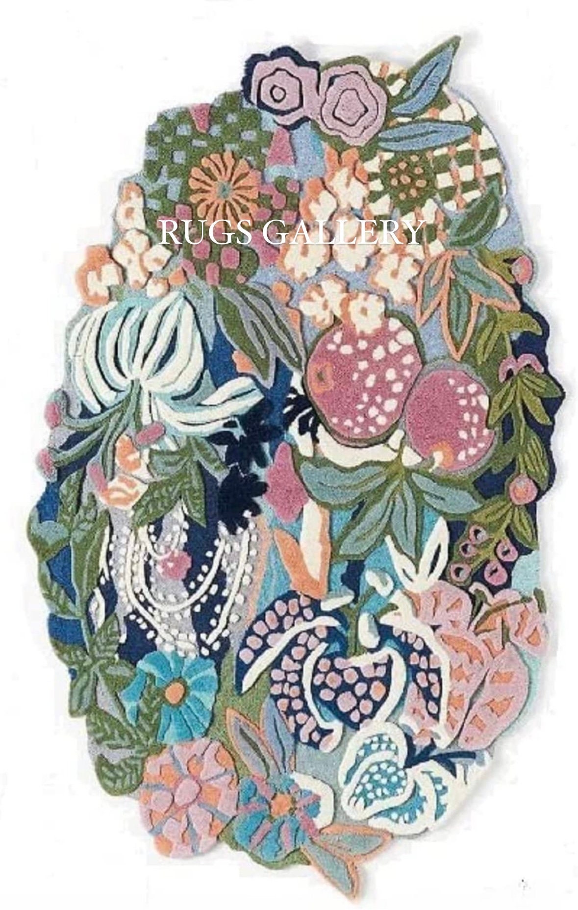 Heavy Floral Made by Hand Luxury Wool Rug - Etsy