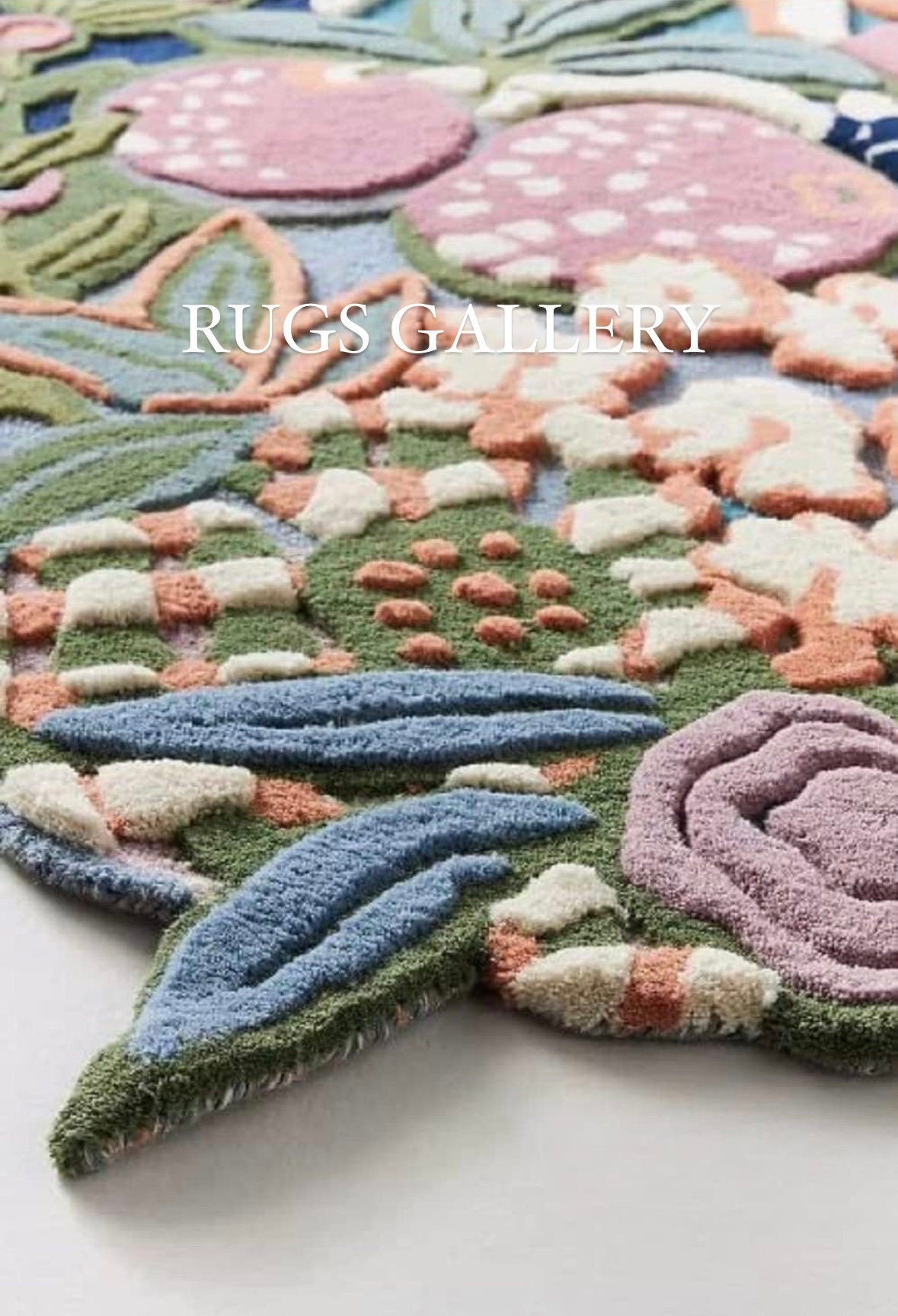 Heavy Floral Made by Hand Luxury Wool Rug - Etsy
