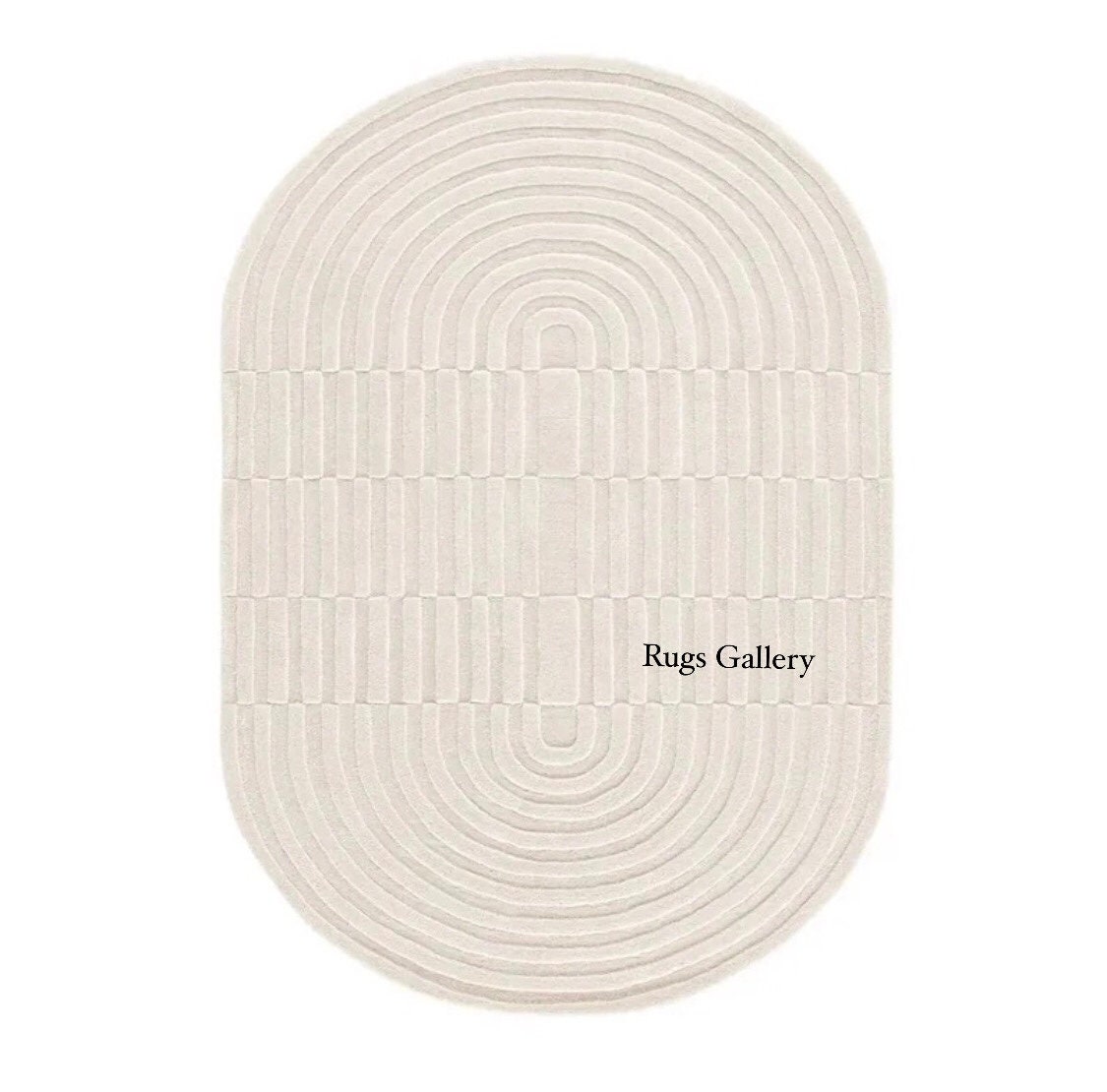 Oval Ivory Textured Handmade Soft Luxury Rug - Etsy