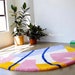 AMOEBA Unshaped Hand Tufted Rug Hand-tufted 100% Wool Handmade Area Rug ...