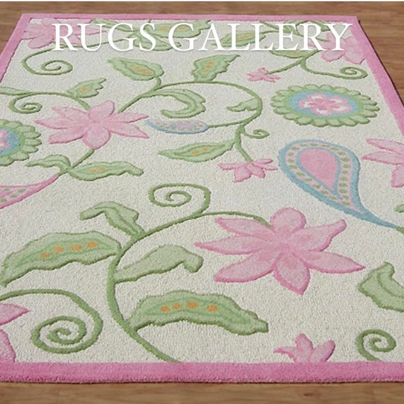 Floral Tufted Rug - Etsy