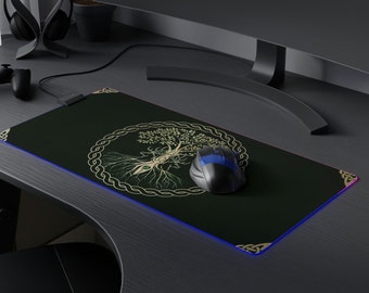 Tree of Life LED Gaming Mouse Pad - Etsy