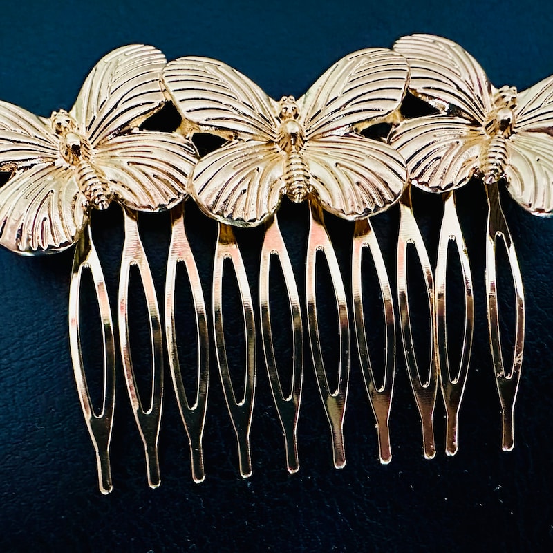 Butterfly Hair Comb - Etsy