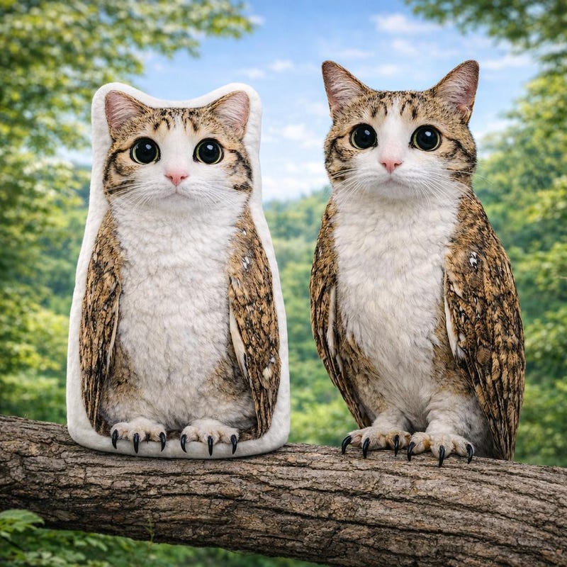 Meowl Plush - Etsy
