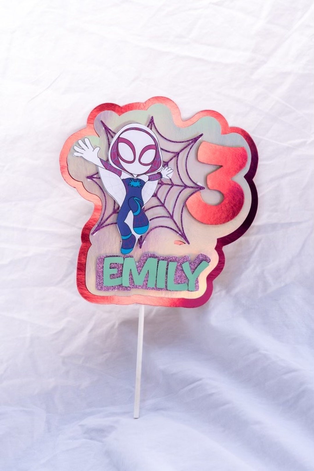 Ghost Spider Cake Topper - Etsy