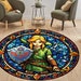 Zelda Round Rug, Legend of Zelda, Game Room Decor - Etsy