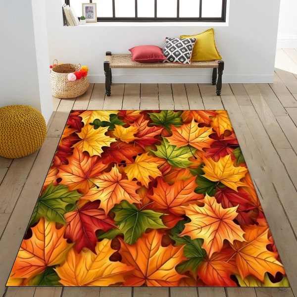 Autumn Leaves Rug - Etsy