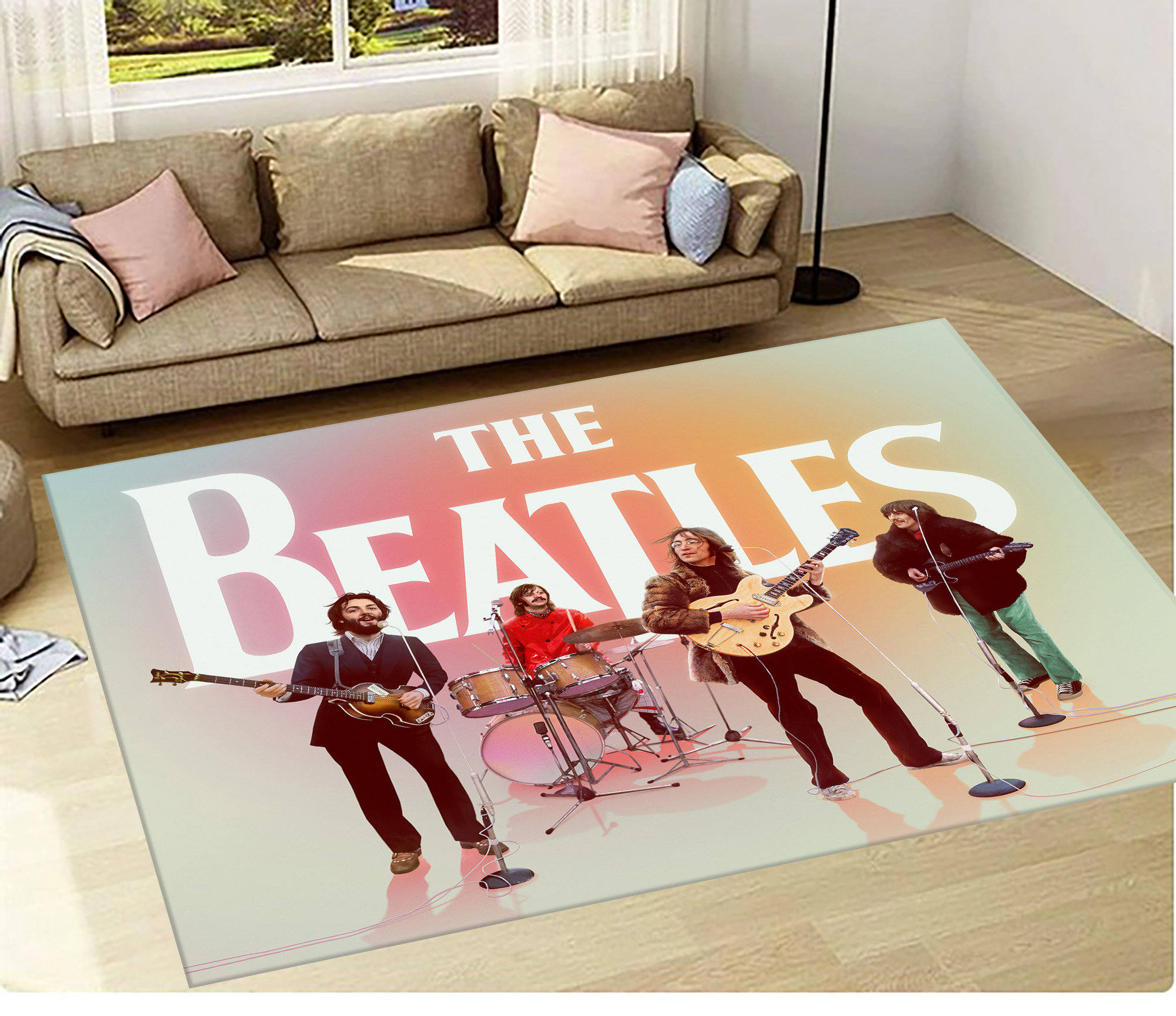 The Beatles, the Beatles Rug, Gift Beatles Rug, Fan Rug, Music Rug ...