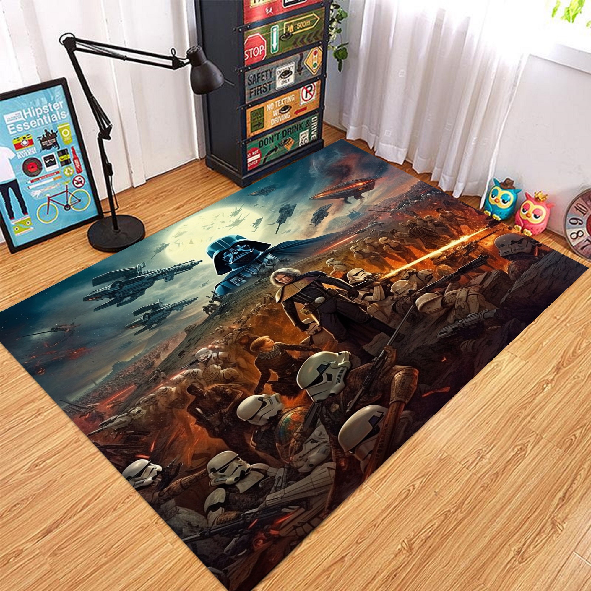 Starwars Starwars Rug Star Wars Starwars Pattern Rug Kids - Etsy
