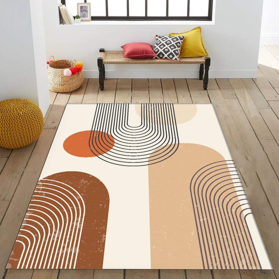 Mid Century, Mid Century Rug, Mid Century Modern Rug, Modern Art Rug ...