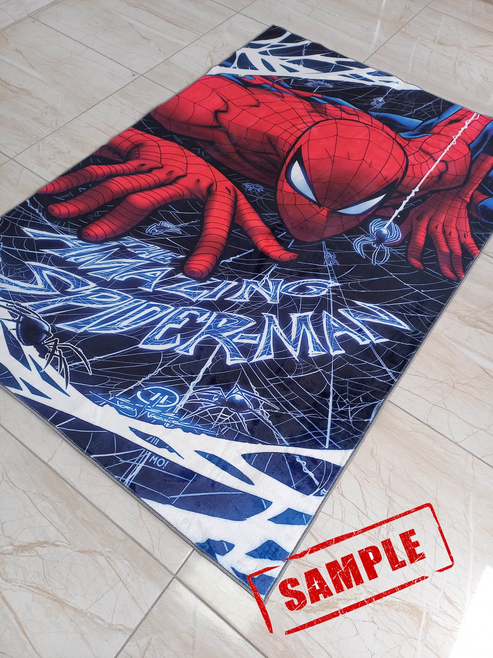 Spiderman, Spiderman Rug, Spider Man Rug, Kids Room Rug, Gift Spiderman ...