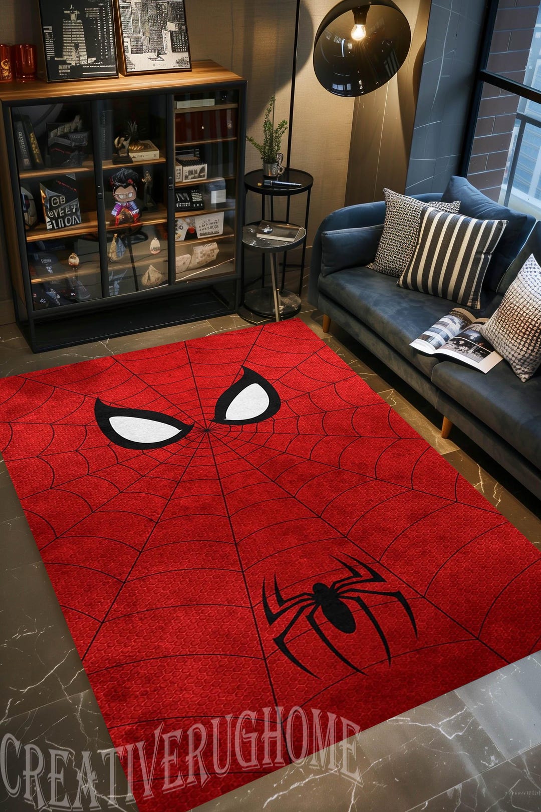 Spiderman, Spiderman Rug, Spider Man Rug, Kids Room Rug, Gift Spiderman ...