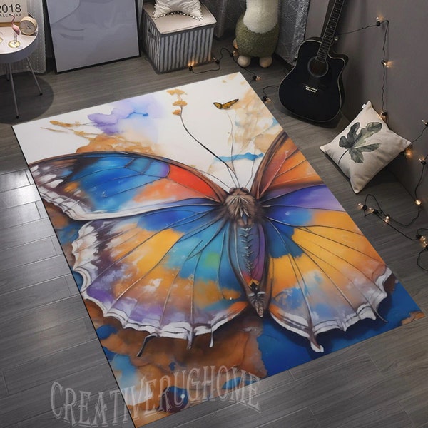 Butterfly Rug - Etsy